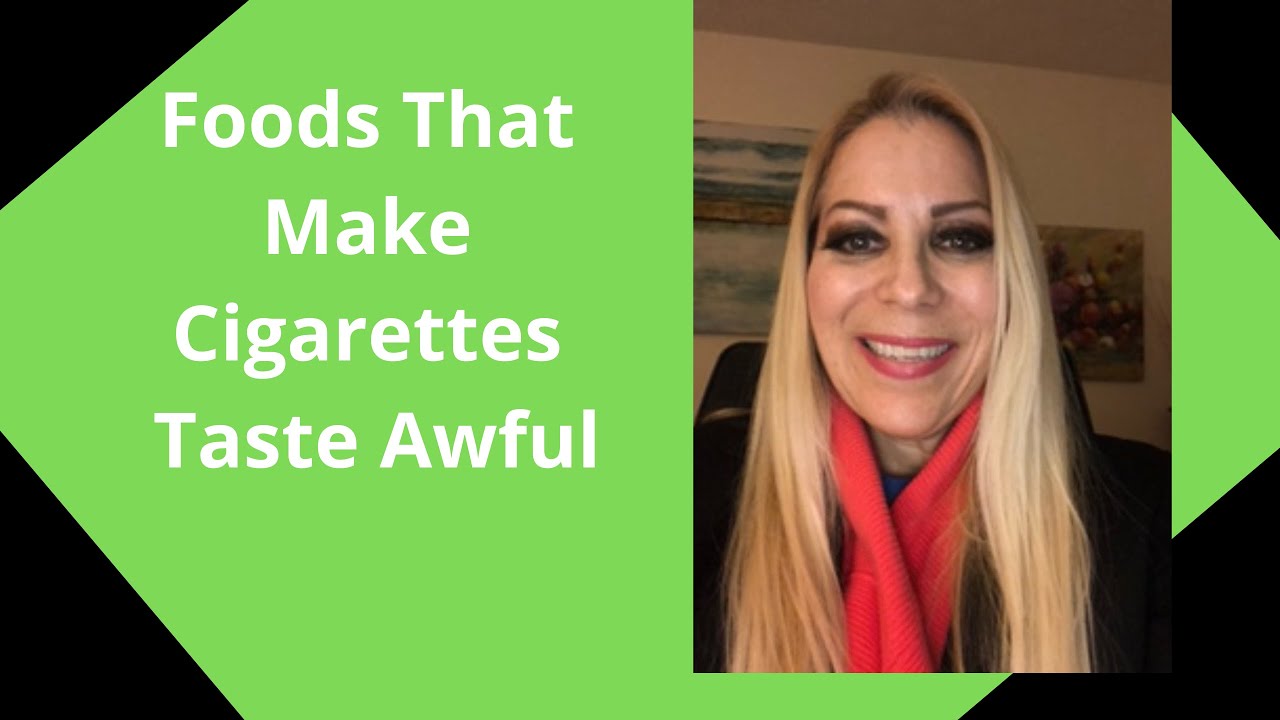 Foods That Make Cigarettes Taste Awful* - YouTube