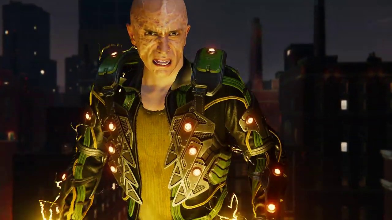 ELECTRO + VULTURE VS SPIDER-MAN - SPIDER-MAN PS4 - CUTSCENES ONLY - YouTube