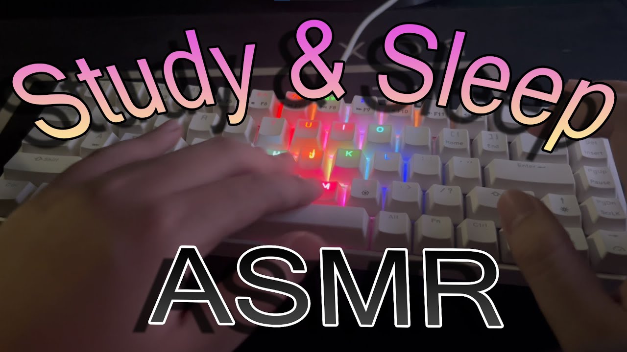 Relaxing Mechanical Keyboard ASMR for Study & Sleep - YouTube