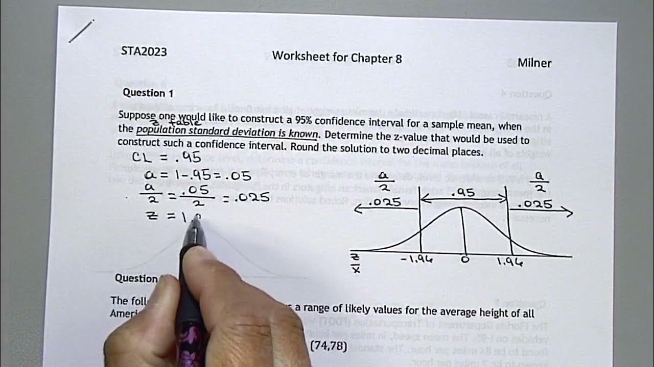 STA2023 Chapter 8 Extra Worked Examples - YouTube
