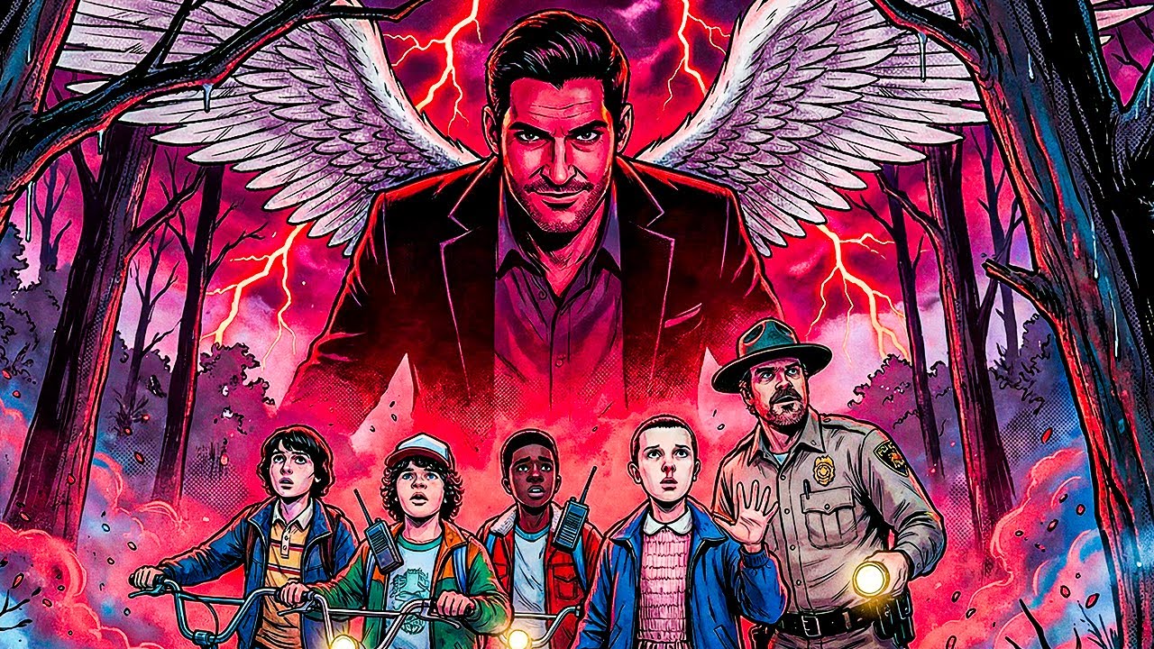 What If Lucifer Morningstar Entered Stranger Things? - YouTube