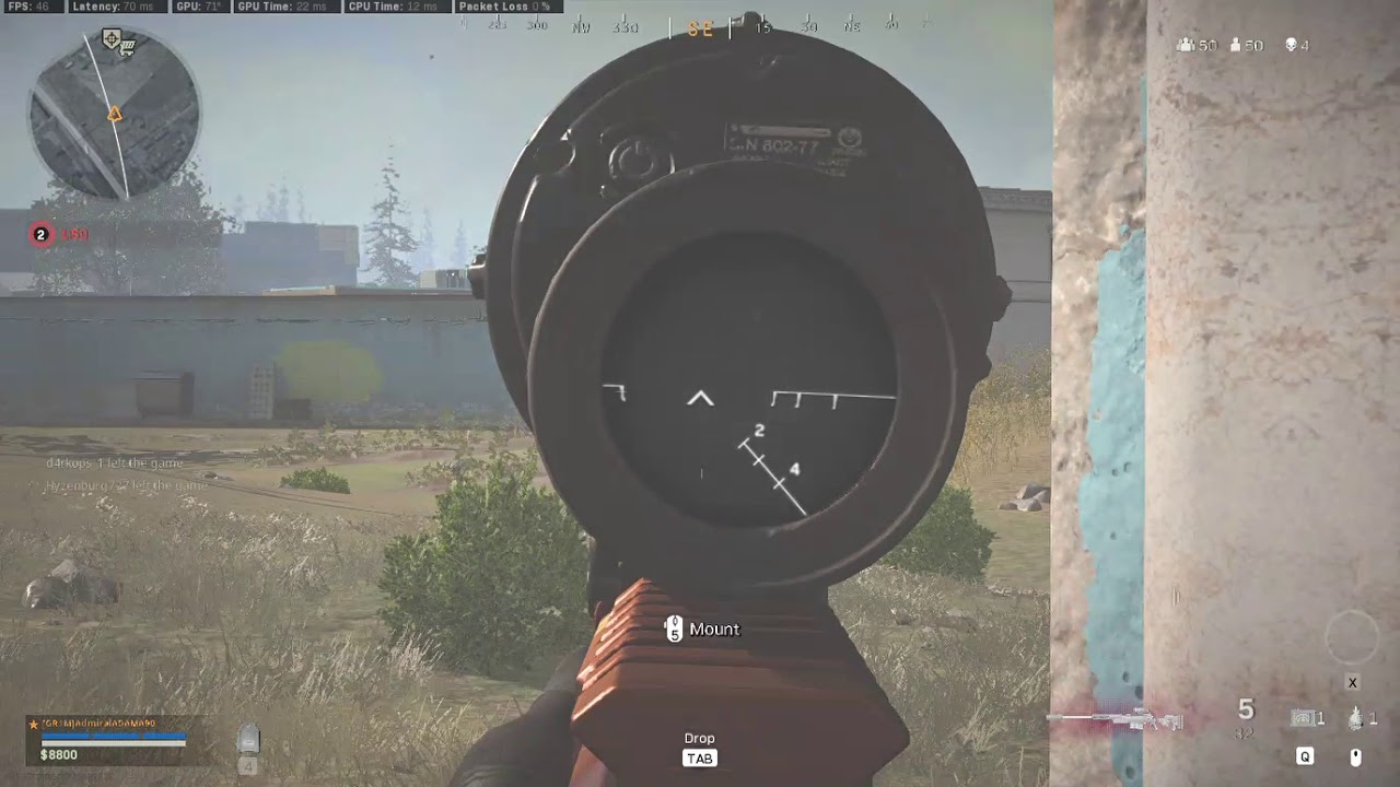 Call of Duty® Modern Warfare® WARZONE Guy jumps off Quad to get killed ...