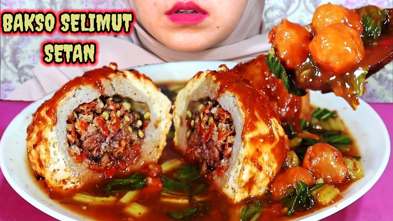 GILA‼️ASMR BAKSO SETAN SELIMUT ISI CINCANG PEDAS KUAH PEDAS🔥 AUTO ...
