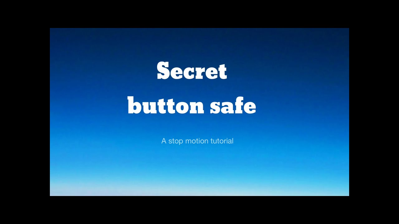 Secret button safe tutorial - YouTube