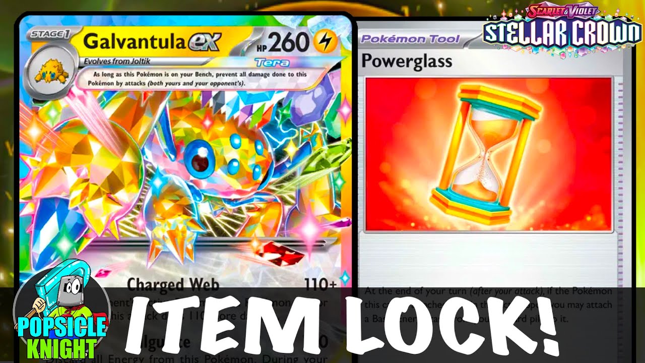 GALVANTULA ex : Item Lock With Huge Damage ! (Pokemon TCG - STELLAR ...