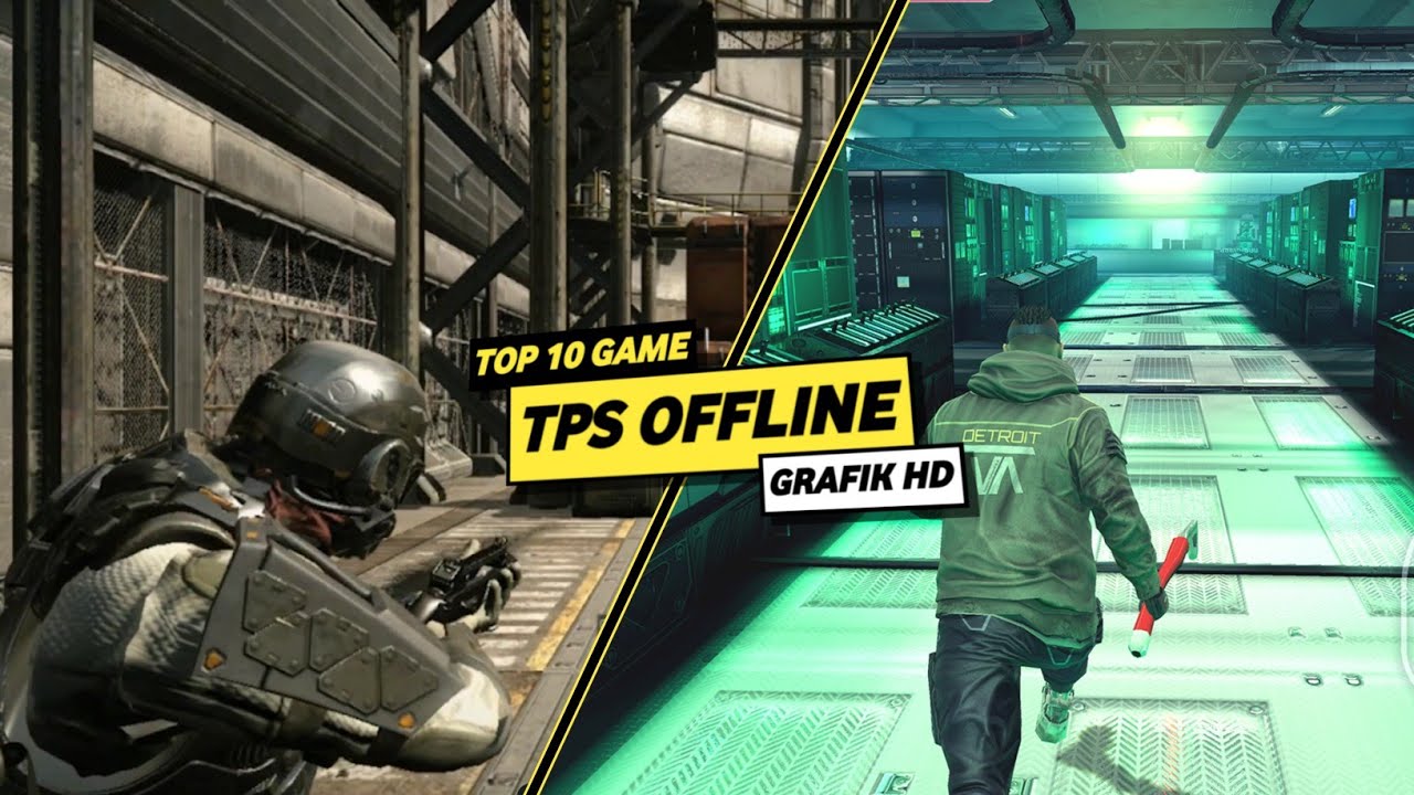 TOP 10 Game TPS OFFLINE Grafik HD | Terbaik Di Android - YouTube