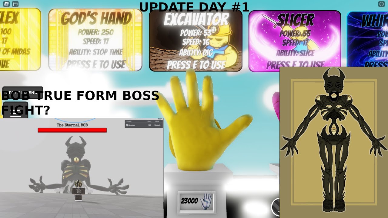 UPDATE DAY #1 + BOB BOSS FIGHT - YouTube