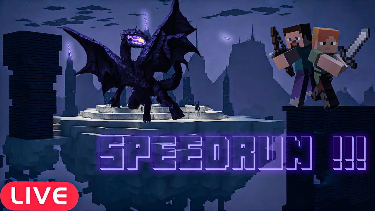 Minecraft epic speed run & Brawlhalla rank push !!! - YouTube