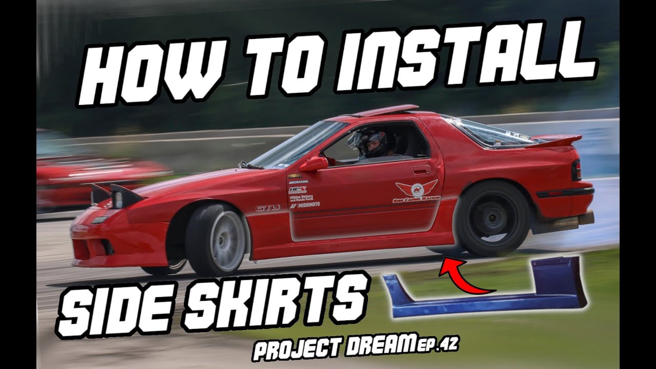 How to Install Aftermarket Side Skirts - YouTube