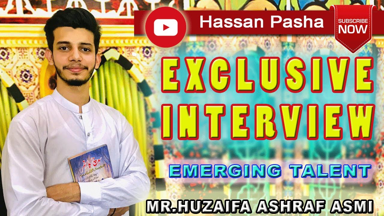 Interview with Huzaifa Ashraf Asmi || SOCH KA SAFAR || Young Poet - YouTube