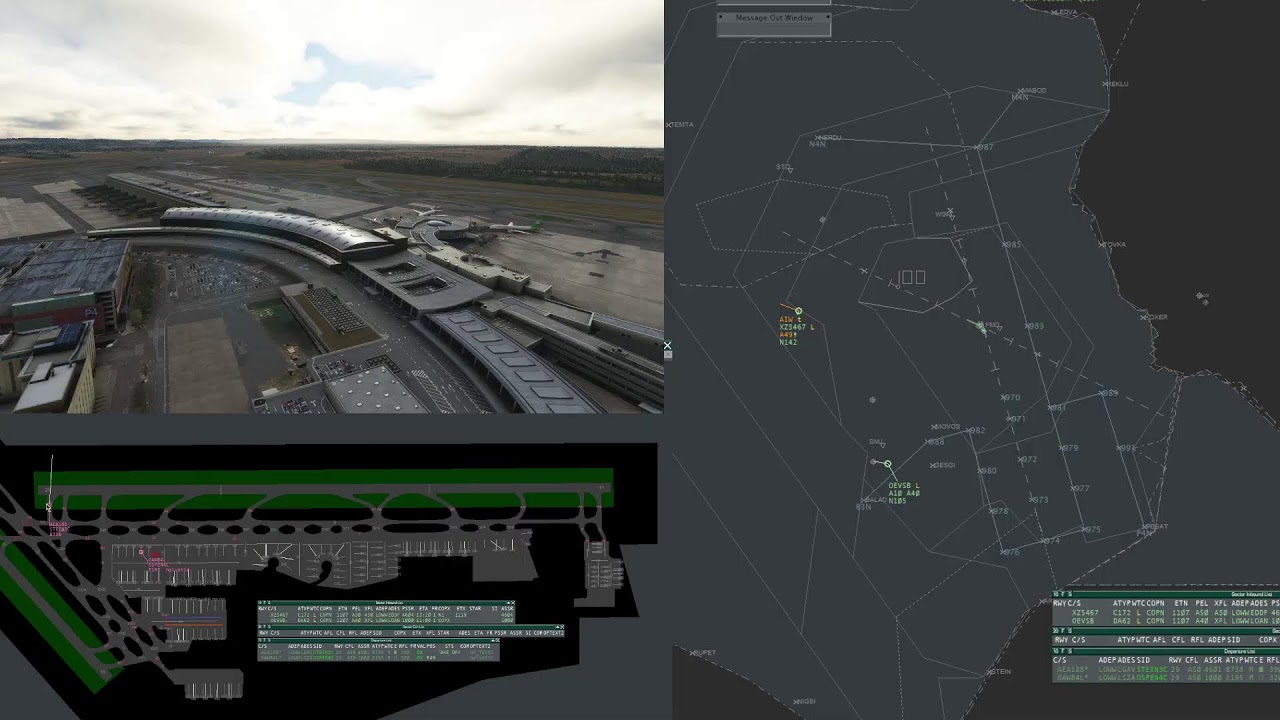 Wien Radar on VATSIM - YouTube