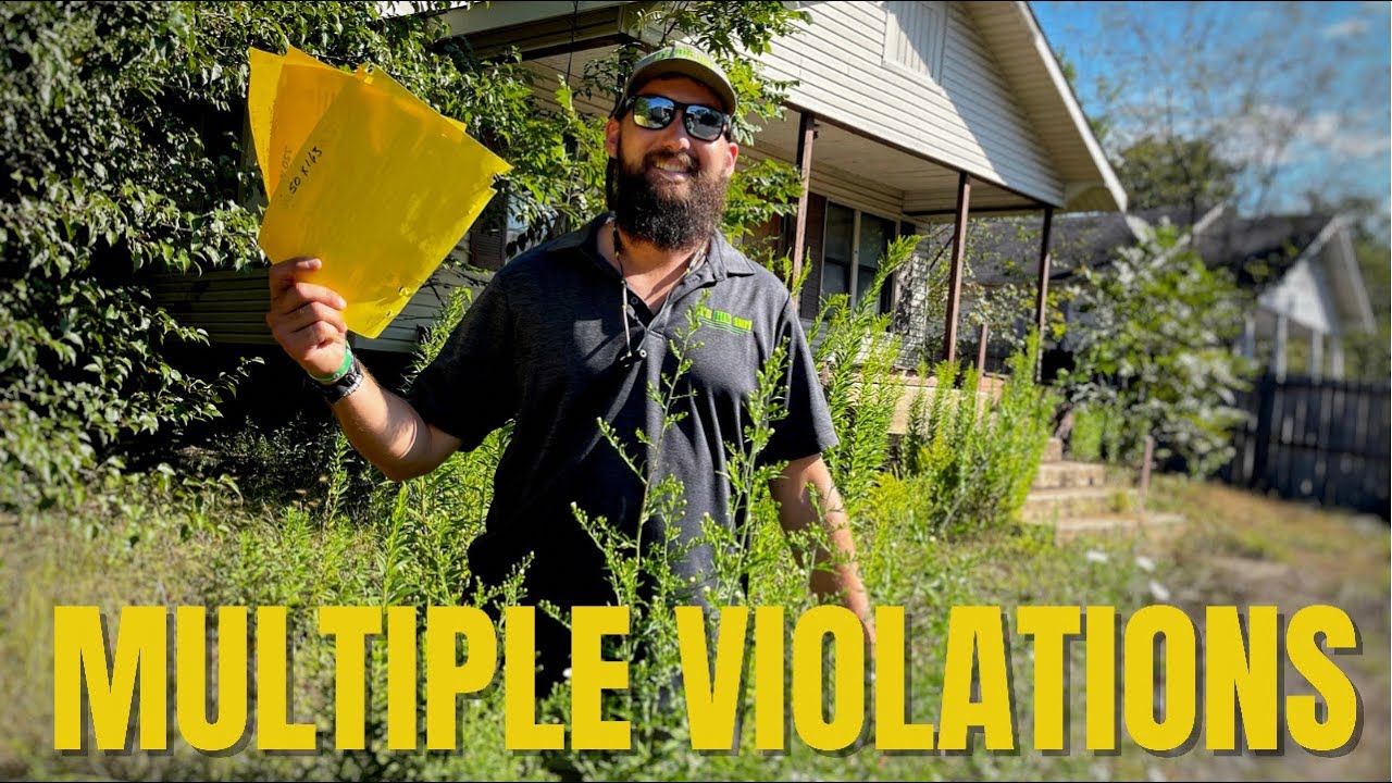 MULTIPLE City VIOLATIONS on One Property Mowing OVERGROWN Lawn at NO ...