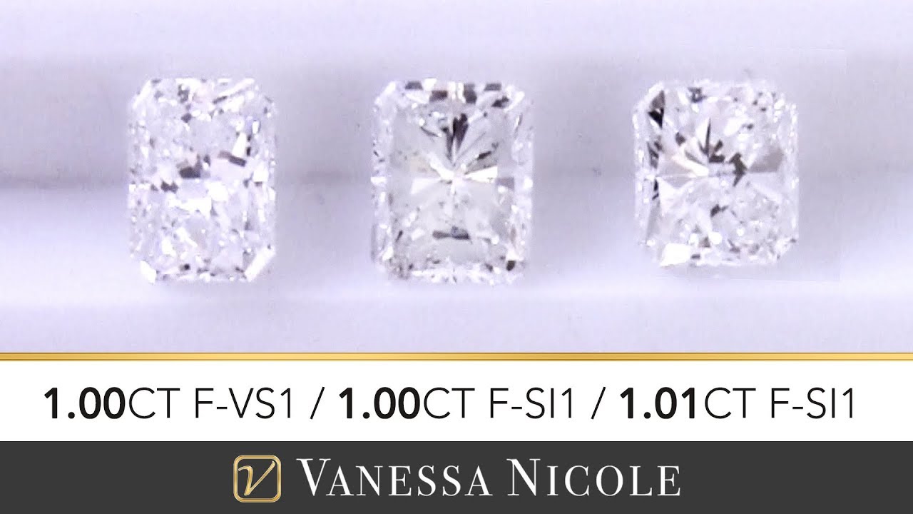 1 CARAT RADIANT CUT DIAMONDS |Radiant Shape Size Comparison | Diamond ...