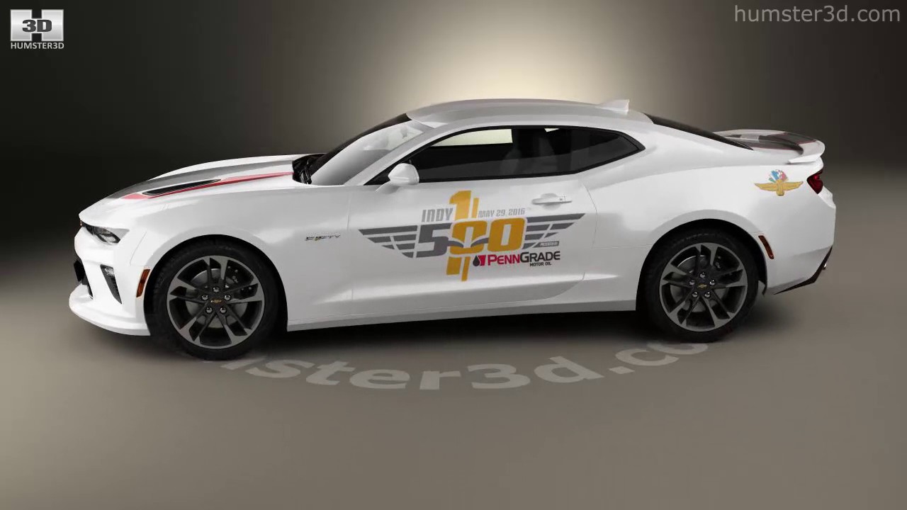 Chevrolet Camaro SS Indy 500 Pace Car 2016 3D model by Hum3D.com - YouTube