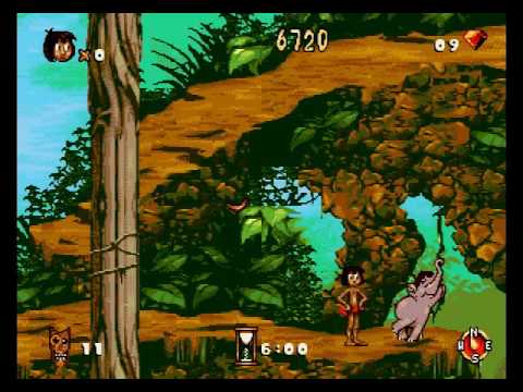 Jungle Book, The SEGA Genesis - YouTube
