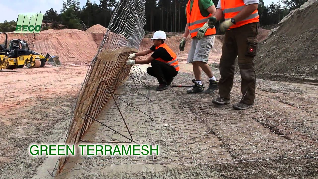 GREEN TERRAMESH -- Mit Hochgeschwindigkeit zur Steilböschung! FullHD ...