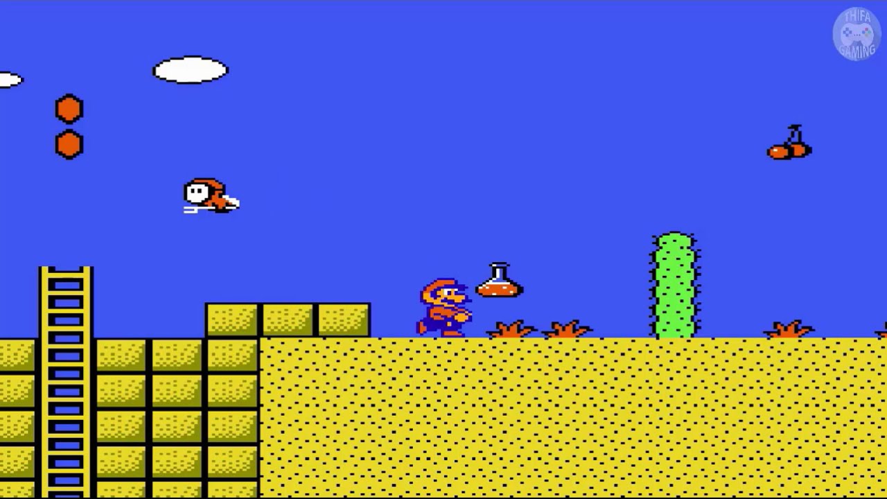 Super Mario Bros 2 (NES) - World 2 Playthrough - YouTube