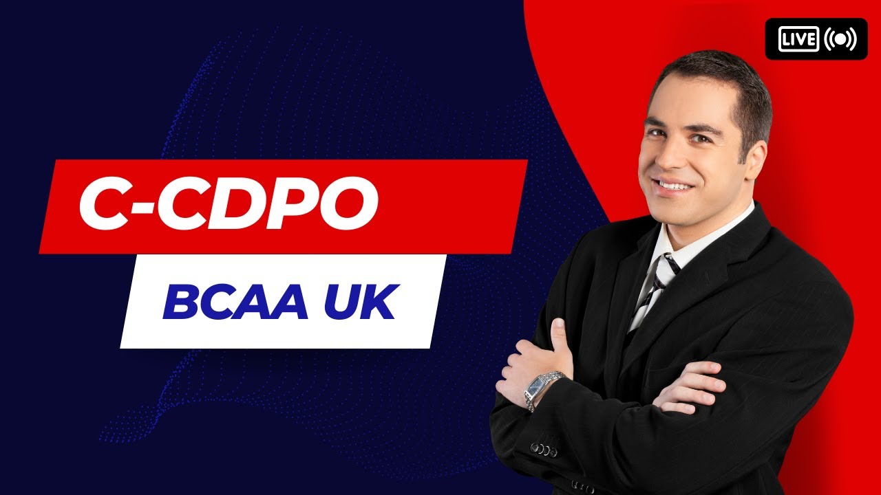 Certified Chief Data Protection Officer - CDPO - BCAA UK - YouTube
