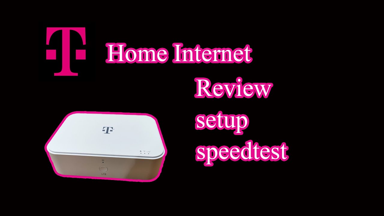 T-Mobile Home Internet Review: Setup and Speedtest - YouTube