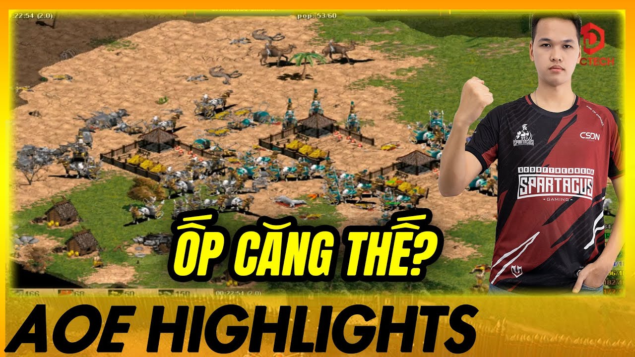 THỜI ĐIỂM ỐP QUÂN QUÁ CHUẨN - Team CSDN ĐÓNG HÒM ĐỐI THỦ | AoE Highlights #aoe - YouTube