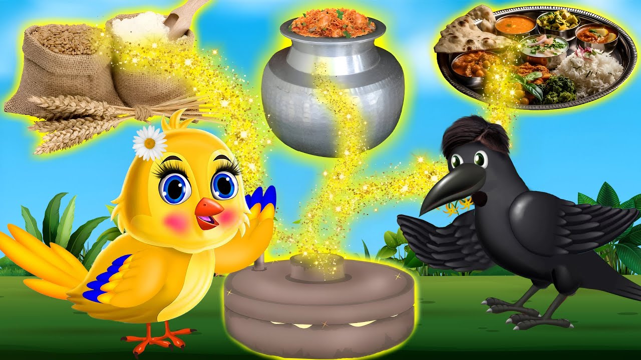 ग़रीब की जादुई चक्की | Gareeb Chidiya Ki Jadui Chakki | Chidiya Wala ...