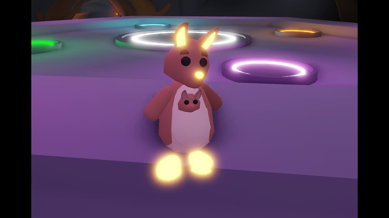 Roblox Adopt Me (Neon Series) Neon Kangaroo - YouTube