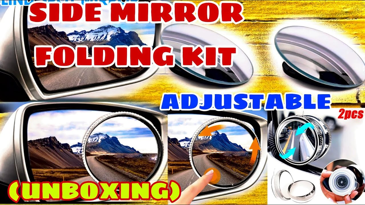 SIDE MIRROR FOLDING KIT FOR CAR & MOTORCYCLE (UNBOXING)₱104.74 2PCS ...