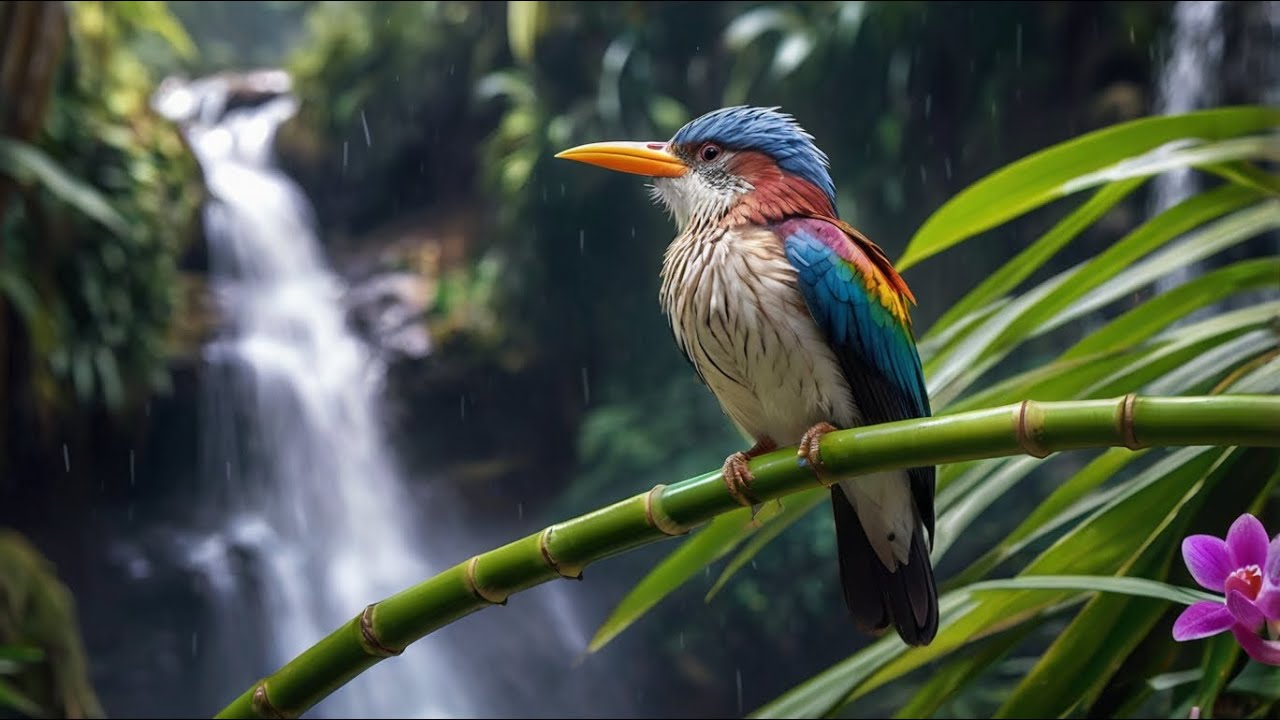 Fall asleep soundly in less than 5 minutes, the sound of drizzling rain ...