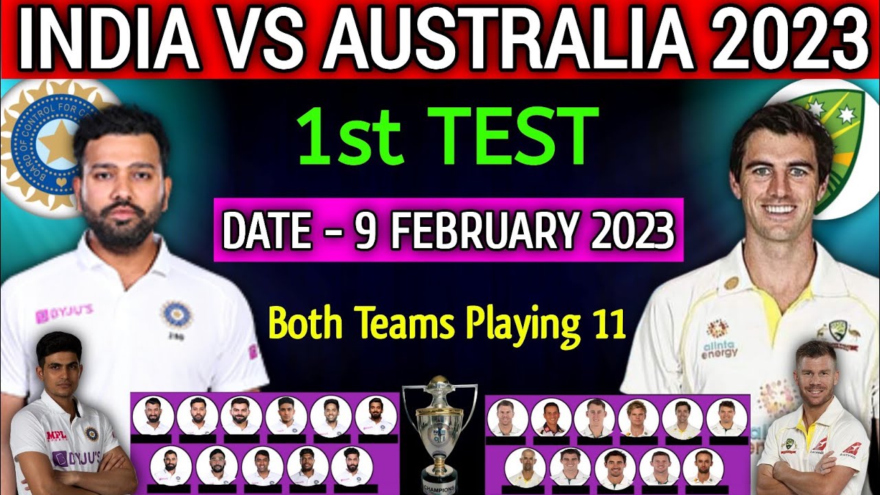 Australia Tour of India 1st Test Playing 11 | Ind vs Aus 1st Test ...