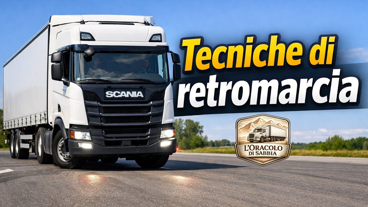 La retromarcia con l'autoarticolato - YouTube