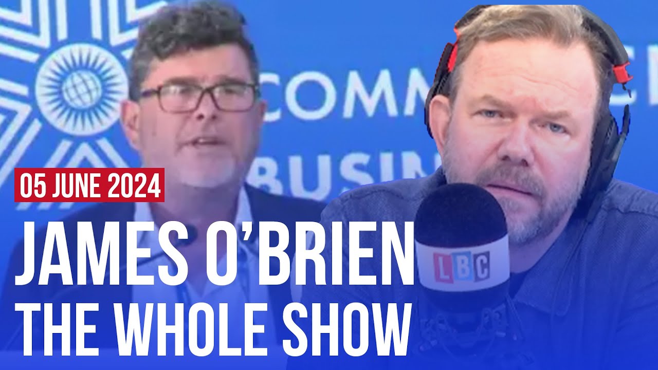 ‘Racist donor sends Tories more cash’ | James O'Brien - The Whole Show ...