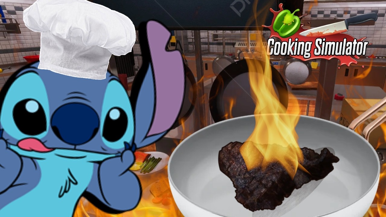 stitch becomes a chef.. - YouTube