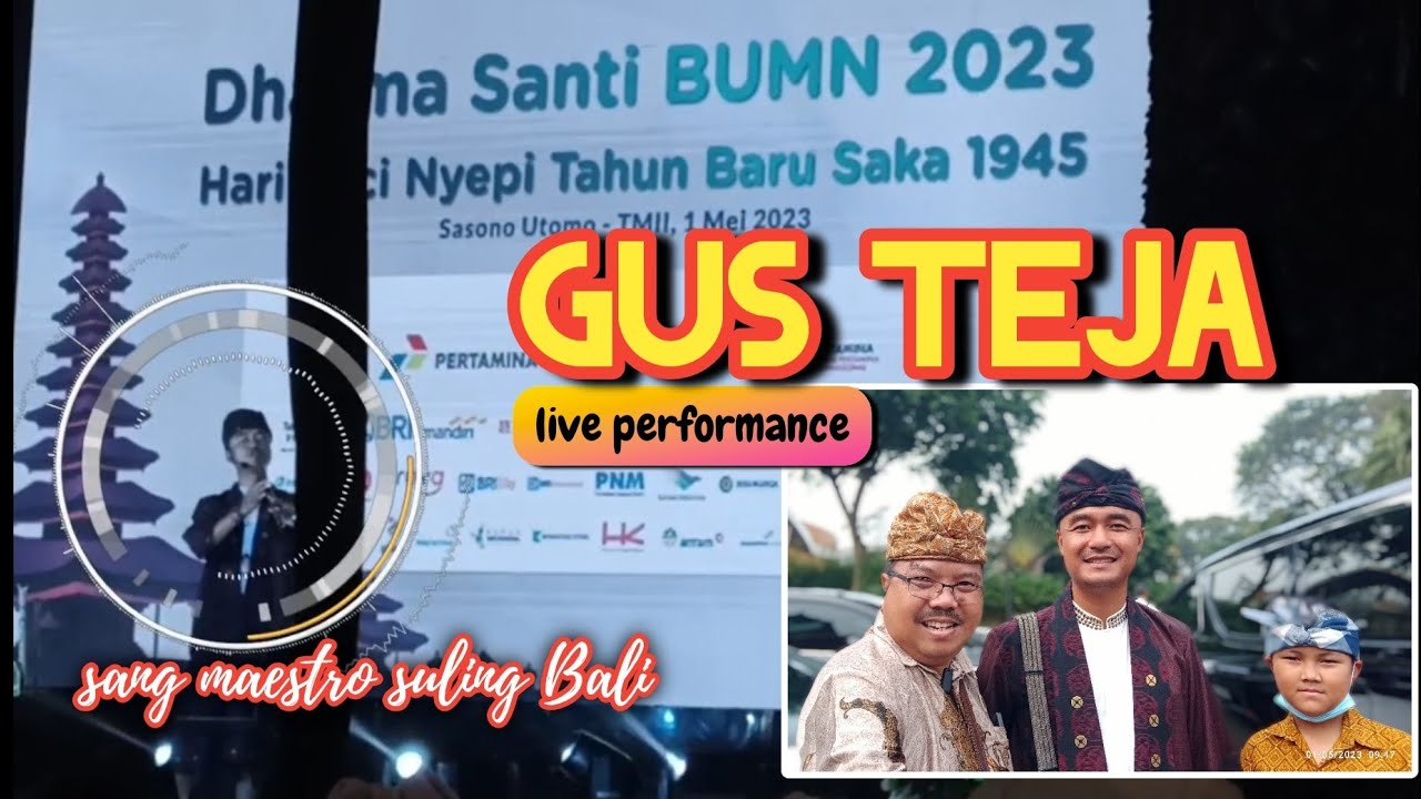 GUS TEJA live in Dharma Santi BUMN 2023 🌟 - YouTube