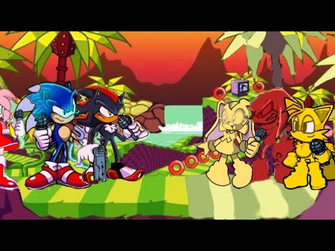 fnf Sonic Shadow y Amy vz el metal virus full circle V1 #fnf # ...