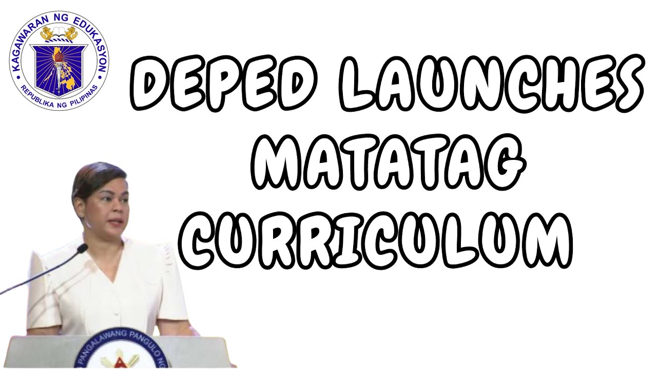 DEPED LAUNCHES MATATAG CURRICULUM/Montillana TV - YouTube