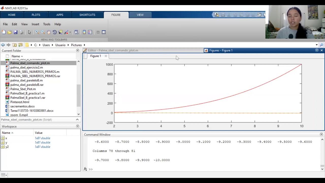 Comando PLOT en Matlab. - YouTube