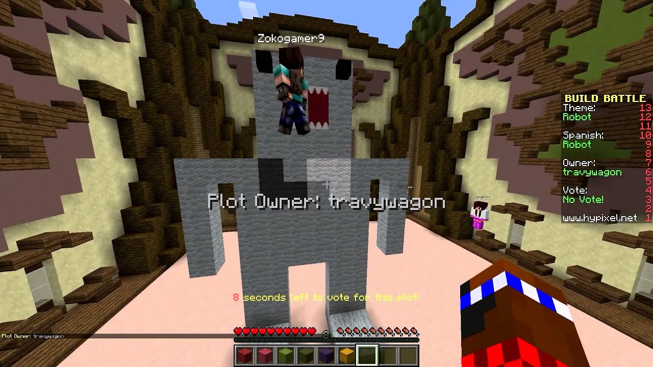 SOY UN ROBOT!! | BUILD BATTLE Minecraft - Rubenillo - YouTube