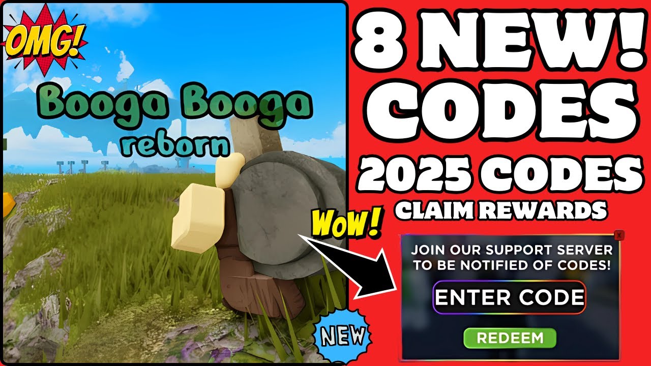 *NEW* BOOGA BOOGA REBORN ROBLOX CODES 2025 | BOOGA BOOGA REBORN CODES 2025 - YouTube