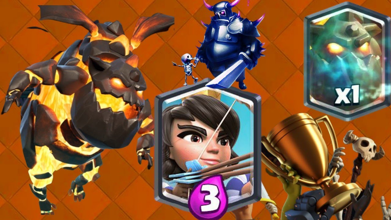 Clash Royale: NOVA CARTA LENDÁRIA, JOGABILIDADE SUPER LAVA HOUND. - YouTube