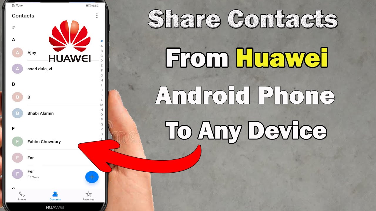 Easy Guide: How to Transfer Contacts from Your Huawei Phone - YouTube