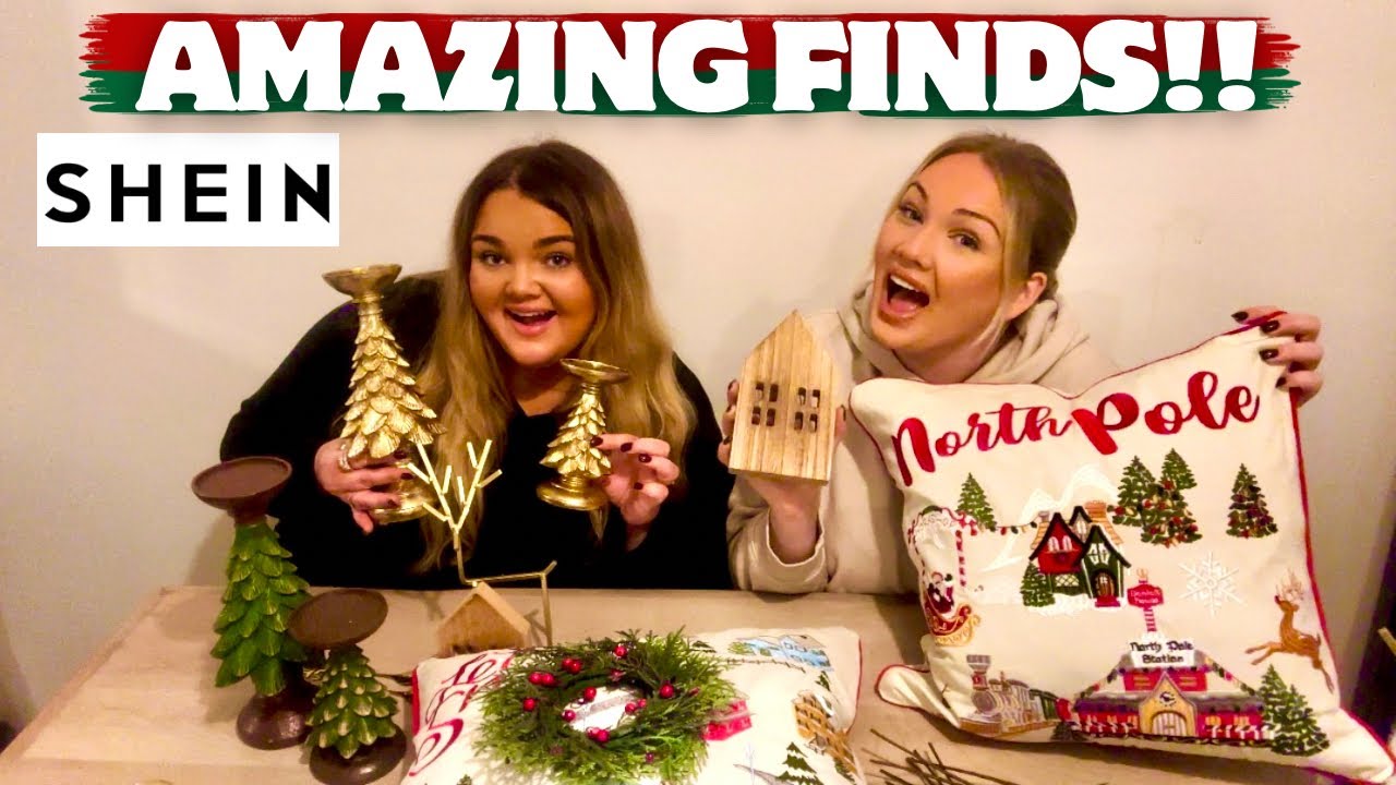 SHEIN CHRISTMAS DECOR HAUL 😍 | Christmas decor 2023 - YouTube