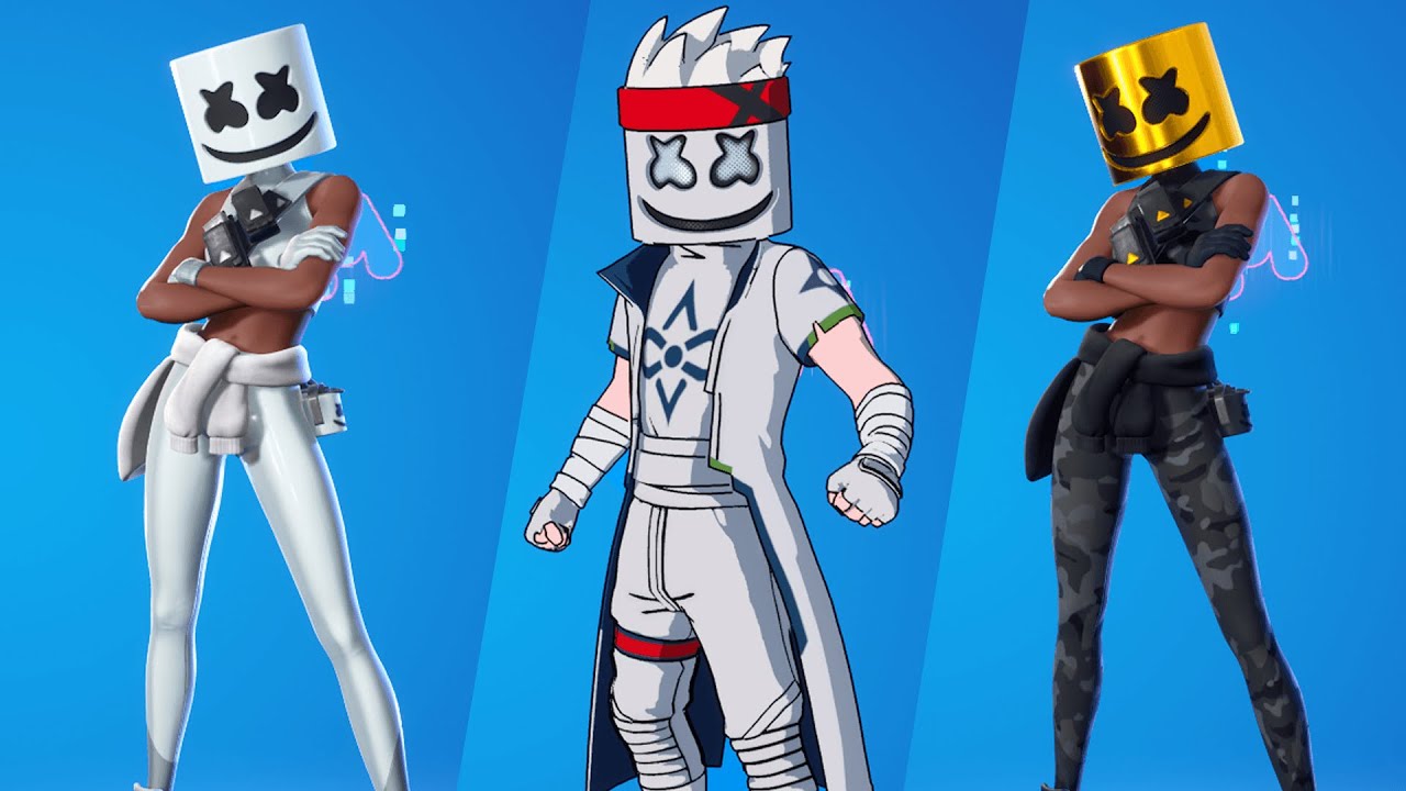 Unreleased MELLOVERSE bundle SHOWCASE! (Female Marshmello, Ninja ...