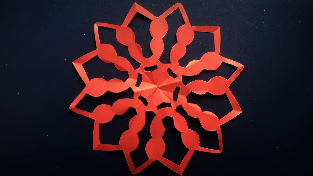 How to Make a DIY Traditional Snowflake - Step-by-step Guide - YouTube