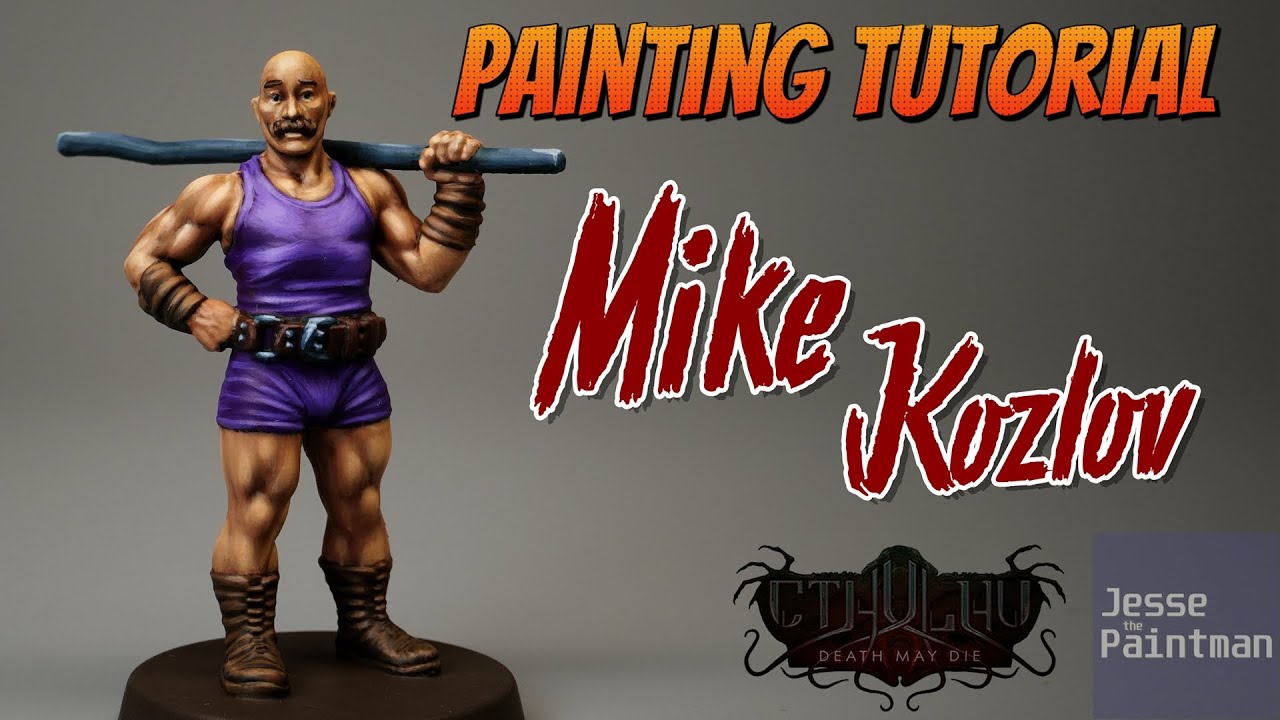 Painting Investigator Mike Kozlov_Cthulhu Death May Die_Fear of the ...