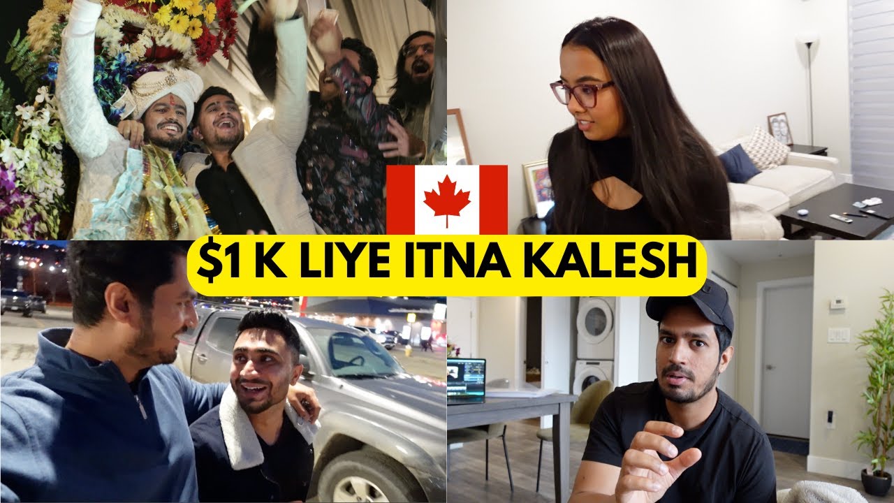 VLOG 2: WEDDING SURPRISE ENTRY 🇨🇦CAN'T CONTROL THE INDIAN INSIDE ME ...