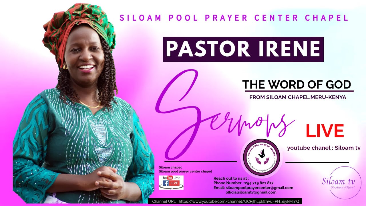 SILOAM TV.SILOAM CHAPEL. PASTOR IRENE. 8th DEC 2024 SUNDAY SERVICE ...