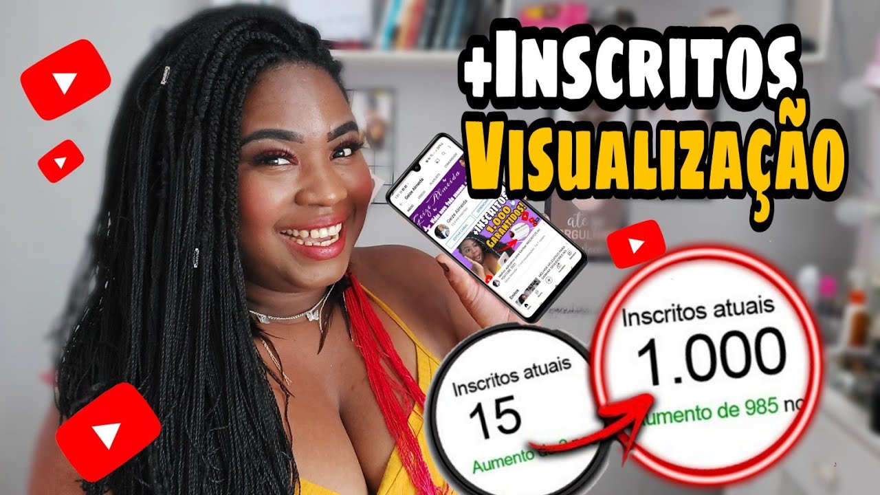 App Para Ganhar Inscritos Like VisualizaÇÕes No Youtube Melhor