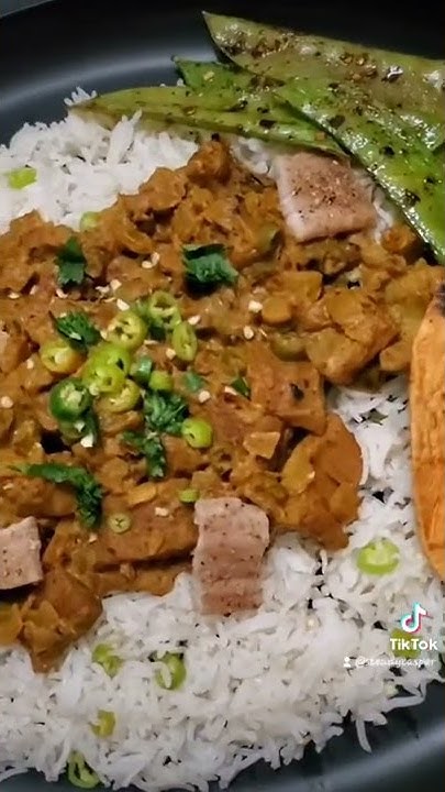 Burmese Python Thai Chili Curry over a bed of Steamed White Rice! # ...