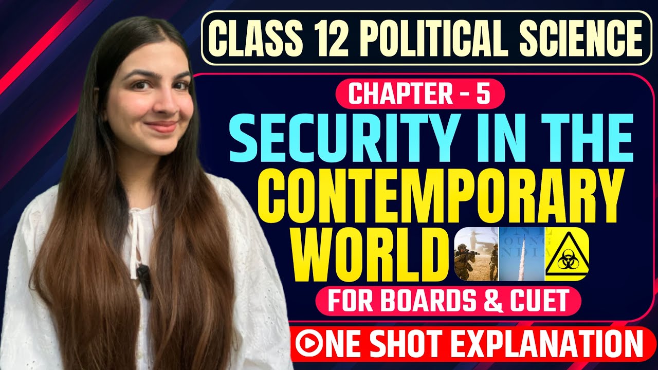 Class 12 Political Science Security in the Contemporary World | For ...