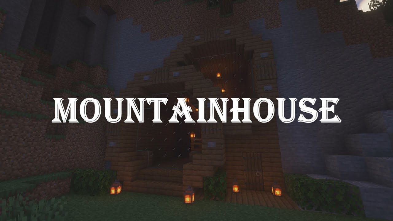 Easy mountain house | Minecraft - YouTube